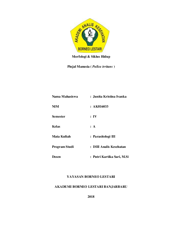 (PDF) Pinjal Manusia (Pulex irritans).pdf