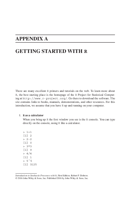 (PDF) APPENDIX A GETTING STARTED WITH R