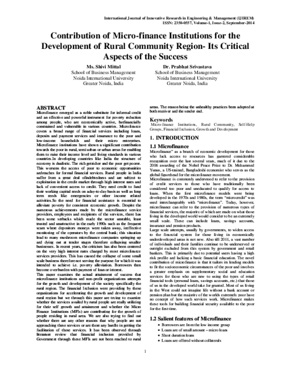 Horus Development Finance crée une institution de microfinance