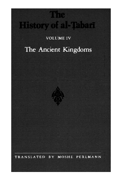 (PDF) The History of al-Tabari The Ancient Kingdoms