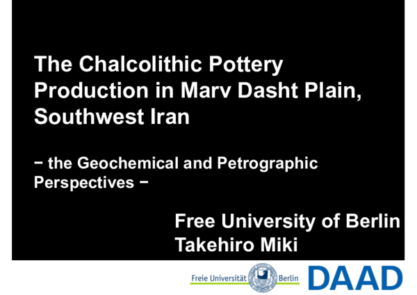 (PDF) The Chalcolithic Pottery Production in Marv Dasht Plain ...