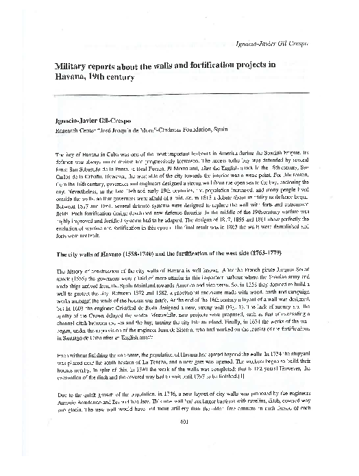 (PDF) Military reports about the walls and fortification projects in ...