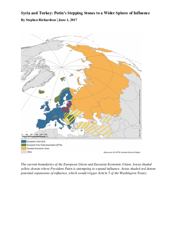 (PDF) Syria and Turkey: Putin's Stepping Stones to a Wider Sphere of ...