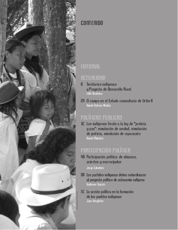 (PDF) El surgimiento de la Organización Nacional Indígena de Colombia ...