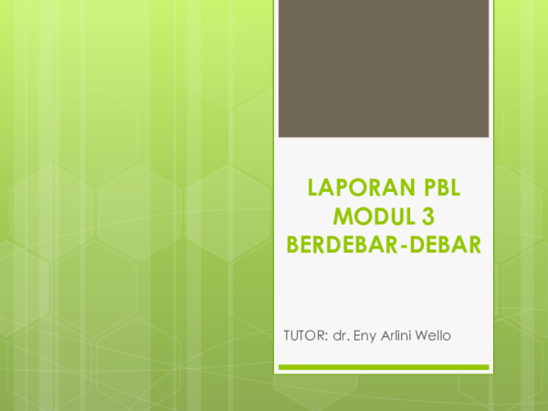 (PPT) Laporan PBL Modul 3 Blok Kardiovaskuler Kelompok 6new