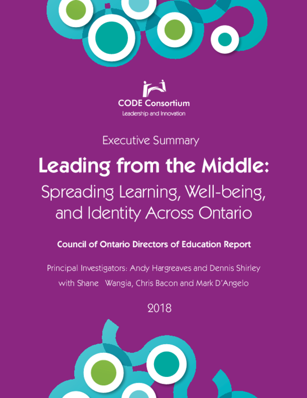 (PDF) Leading from the Middle: Spreading Learning, Well-being, and ...