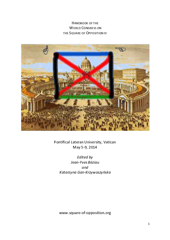 (PDF) New Dimensions of the Square of Opposition - reading sample ...