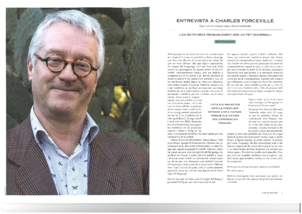 (PDF) ENTREVISTA A CHARLES FORCEVILLE