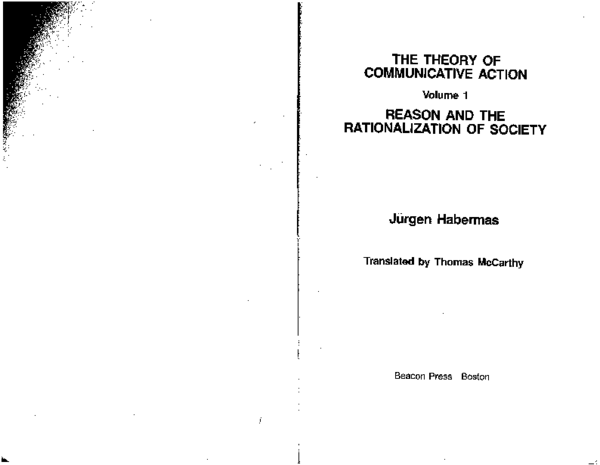 (PDF) l THE THEORY OF COMMUNICATIVE ACTION REASON AND THE ...