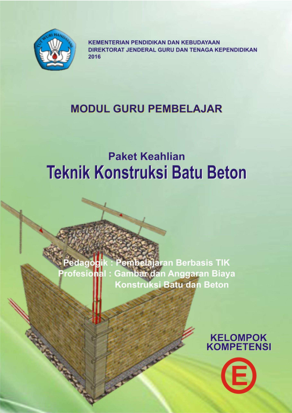(PDF) Modul E Konstruksi Batu Beton