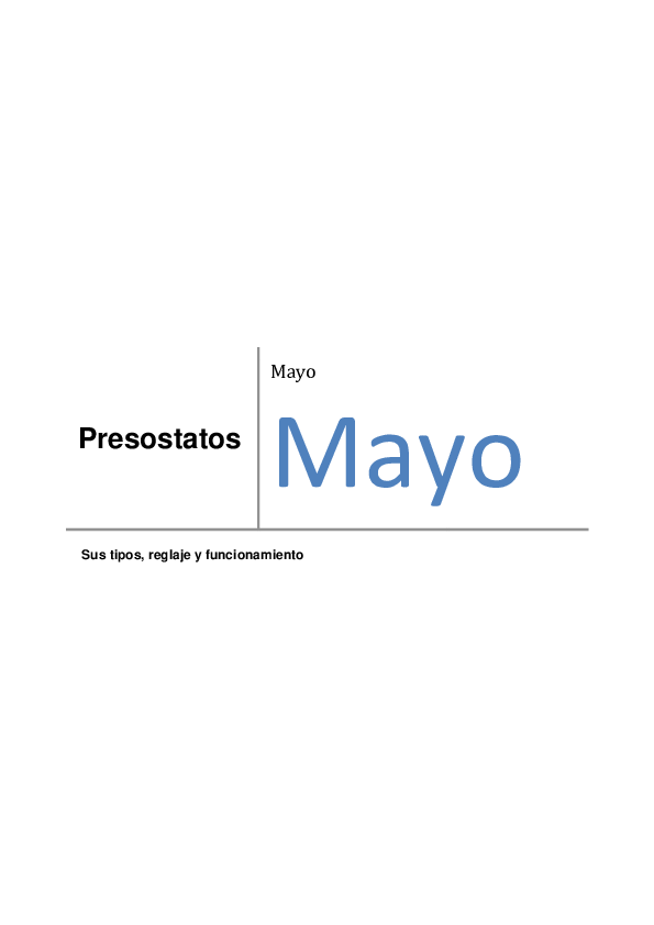 (PDF) Sus tipos, reglaje y funcionamiento