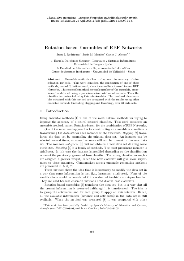 (PDF) Rotation-based ensembles of RBF networks