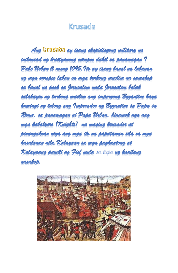 (DOC) Krusada | jade pepito - Academia.edu
