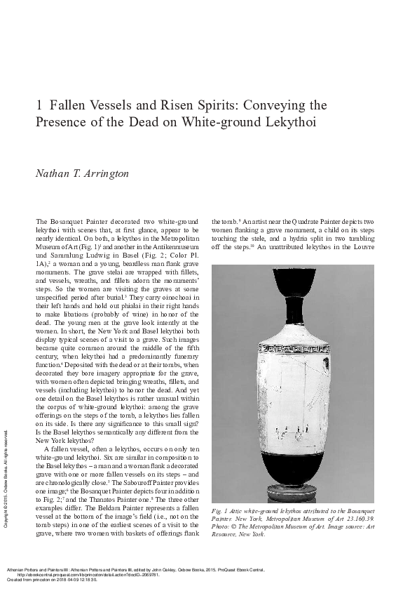 (PDF) Fallen Vessels and Risen Spirits: Conveying the Presence of the ...