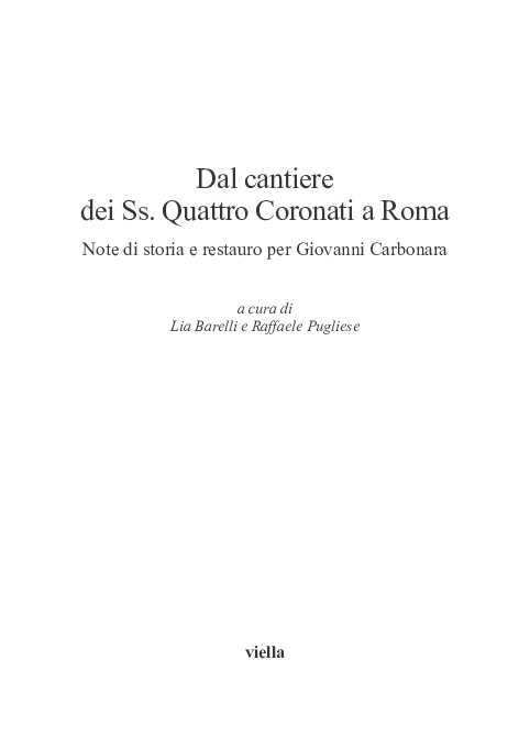 (PDF) L. Barelli, Il supposto palatium dormidorii: analisi storico ...
