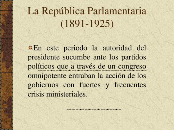 (PPT) La republica parlamentaria ii