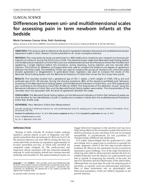 (PDF) Differences between uni-and multidimensional scales for assessing ...