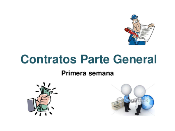(PDF) Contratos Parte General Primera semana