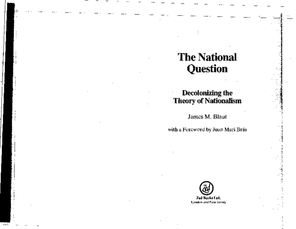 (PDF) The National Question Decolonizing the Theory of Nationalism
