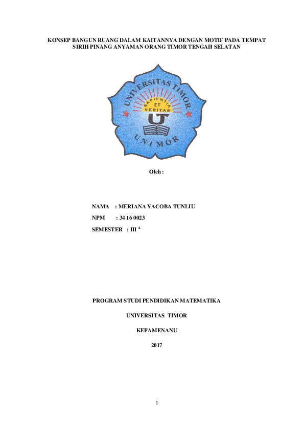 (PDF) OKO MAMA _TEMPAT SIRIH PINANG_ dalam kaitannya dngan KONSEP ...