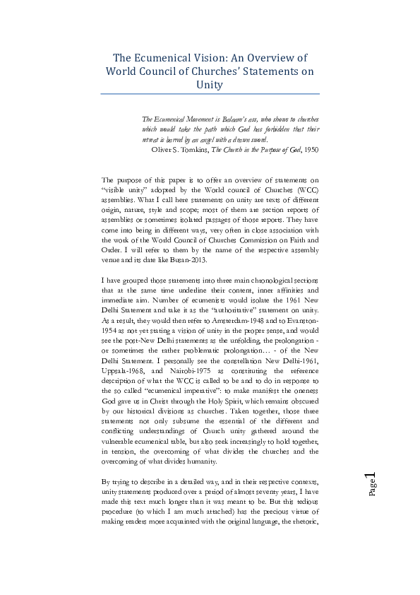 church diversity committee