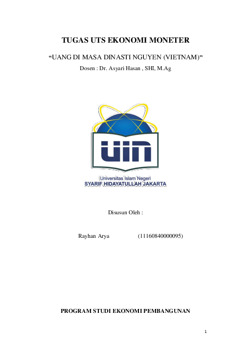 (DOC) TUGAS UTS MONETER.docx | rayhan arya - Academia.edu