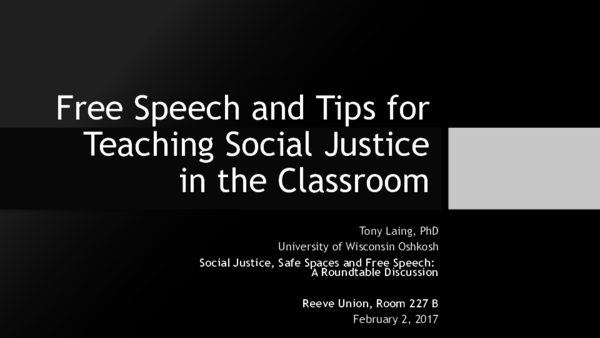 (PPT) Free Speech and Hate Speech