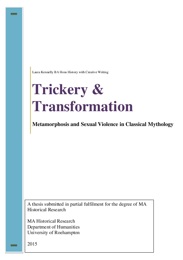 (PDF) Laura Kennelly BA Hons History with Creative Writing Trickery ...