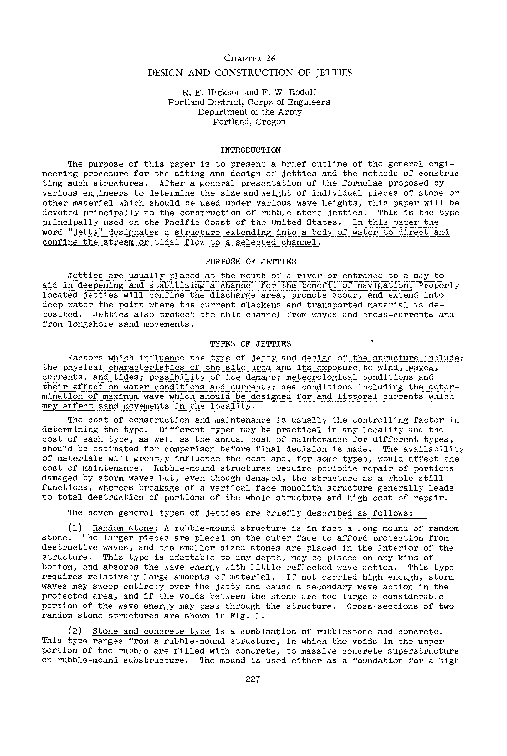 (PDF) DESIGN AND CONSTRUCTION OF JETTIES