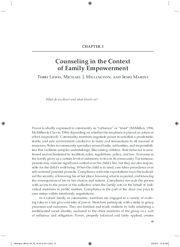 (PDF) The Family and Power