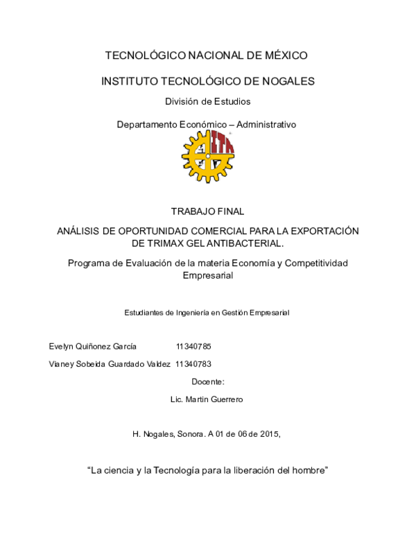 Instituto Tecnologico De Nogales Logo