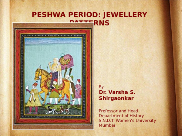 (PPT) Peshwa Jewelry