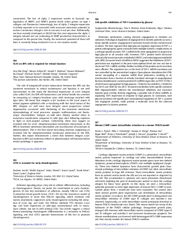 (PDF) Mutant COMP causes intracellular retention in a mouse PSACH model ...