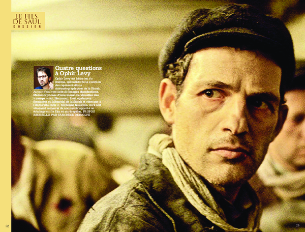 (PDF) Le Fils de Saul. Quatre questions à Ophir Levy (L'Avant-Scène Cinéma)