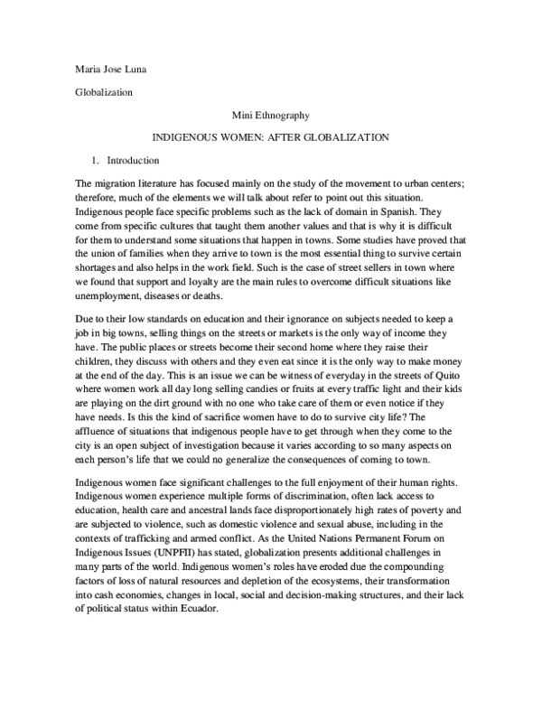 (DOC) Ensayo final globalization