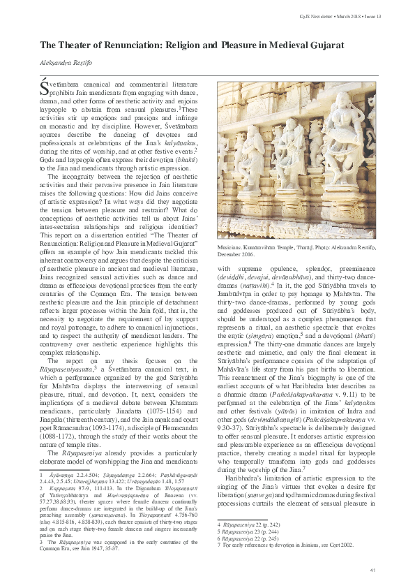 (PDF) The Theater of Renunciation: Religion and Pleasure in Medieval ...