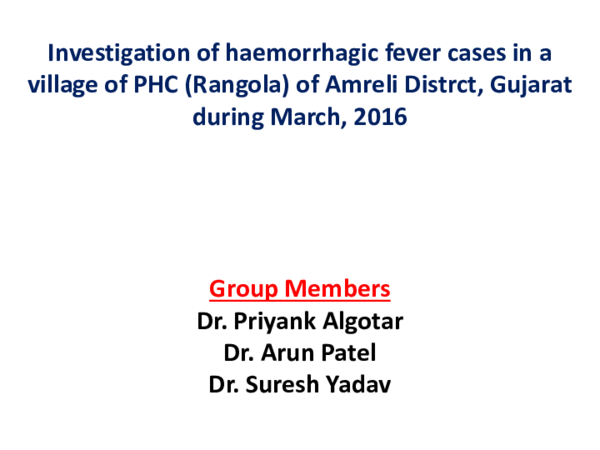 (PPT) CCHF final study