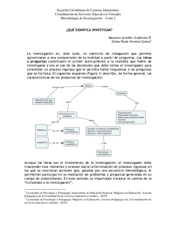(PDF) QUÉ SIGNIFICA INVESTIGAR