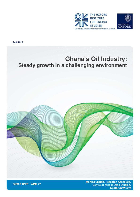 (PDF) Ghana's Oil Industry: Steady growth in a challenging environment