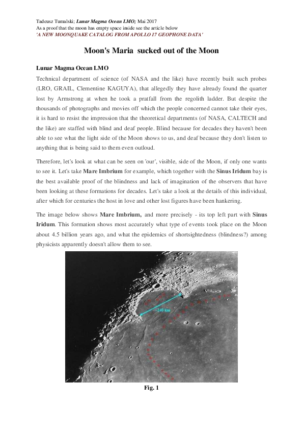 (PDF) APOLLO 17 already in the seventy's delivered tips and proofs of the internal structure of ...