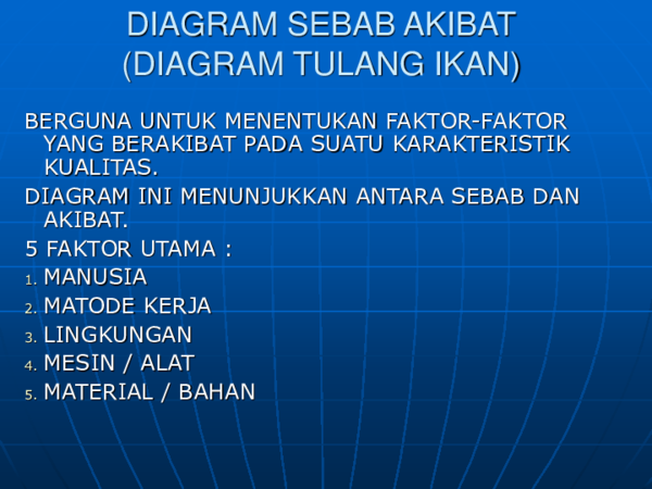 (PPT) Diagram sebab akibat