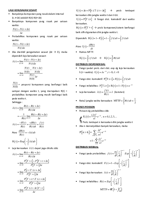 (DOC) Rangkuman rumus