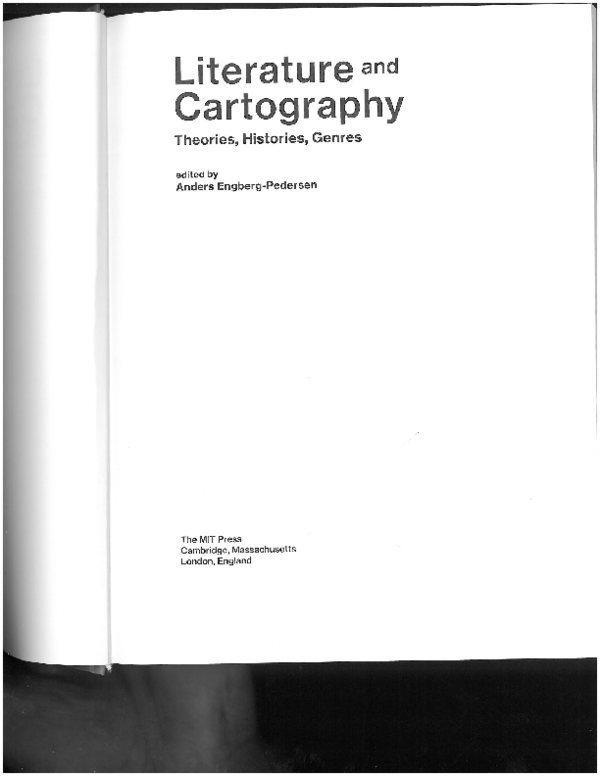 (PDF) “Popular Map Genres in American Literature,” in: Literature and ...