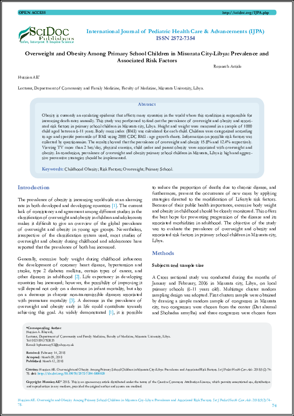 (PDF) International Journal of Pediatric Health Care & Advancements ...