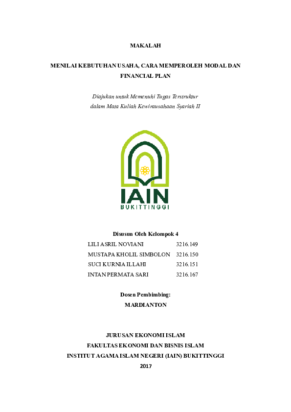 (DOC) Kwu cover dan bab I