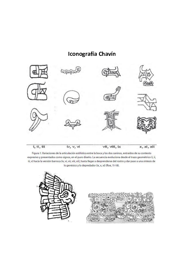 (DOC) Iconografía Chavín