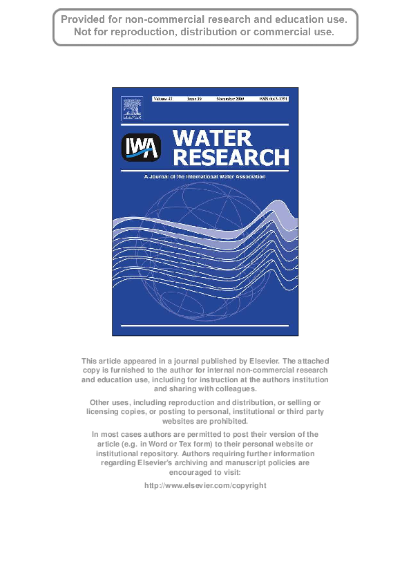 (PDF) Griffith et al 2009 Water Research | John F Griffith - Academia.edu