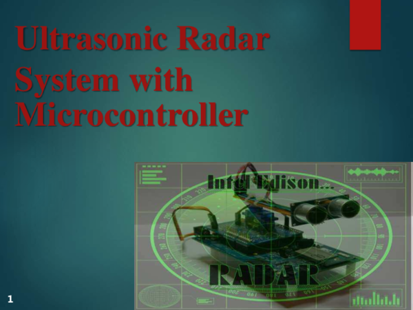 (PDF) Ultrasonic Radar System with Microcontroller | Aditya Kumar ...