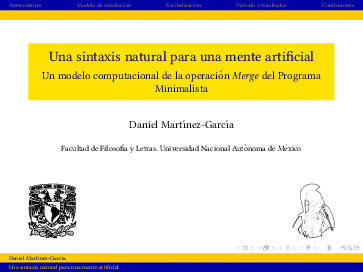 (PDF) "Una sintaxis natural en una mente artificial": un modelo ...