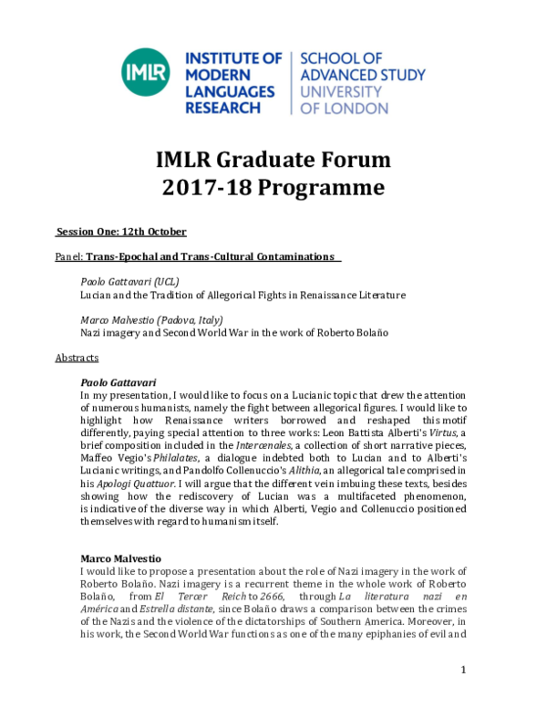 (PDF) The Pact: music and myth in Thomas Mann’s Doctor Faustus